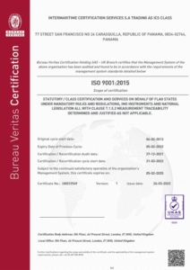 ISO 9001-2015 – InterMaritime Certification Services